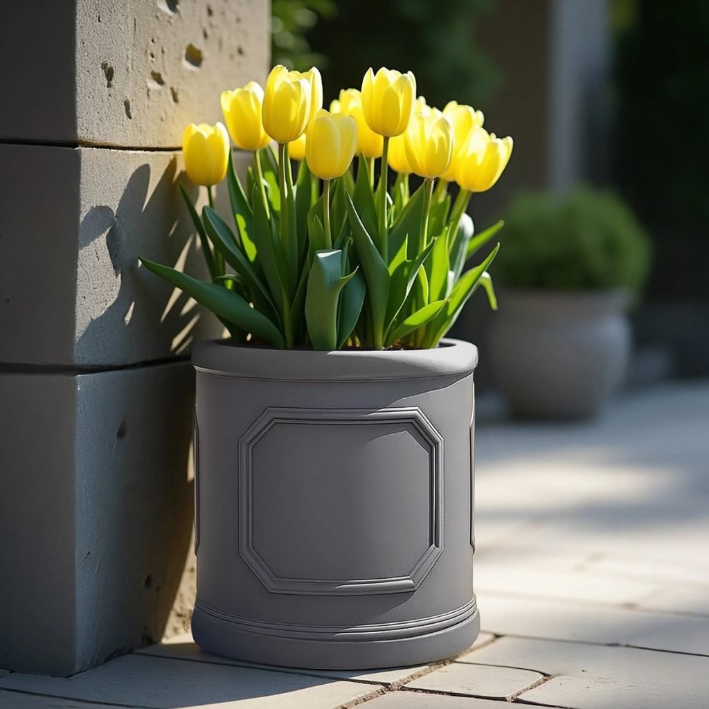 Round garden planters: buy circular plant pots online UK – IDEALIST